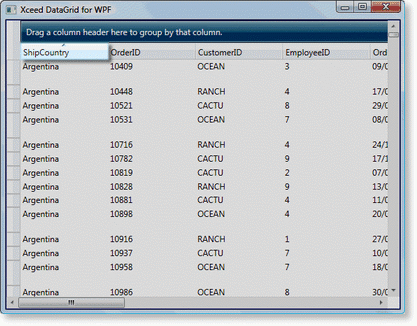 Sorting Data | Xceed UI Technologies for .NET